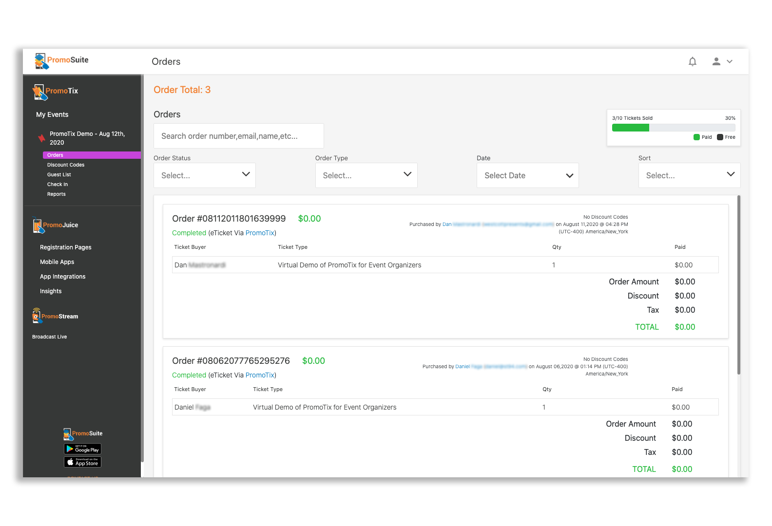 PromoTix - Free Ticketing Software for Event Creators